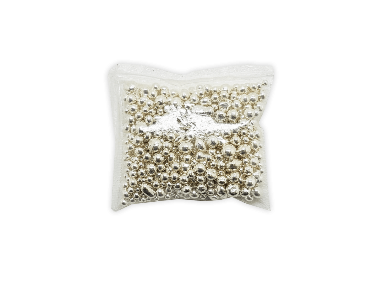 Numis Market - Prata - Prata Granulada - 50 Gramas de Prata Pura .999 ...