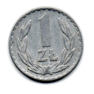 Numis Market - Polônia - 1976 - 1 Zloty