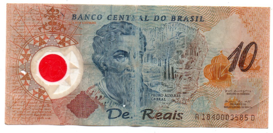 Numis Market - C332 - 10 Reais - Data: 2001 - Polímero - Pedro Álvares ...
